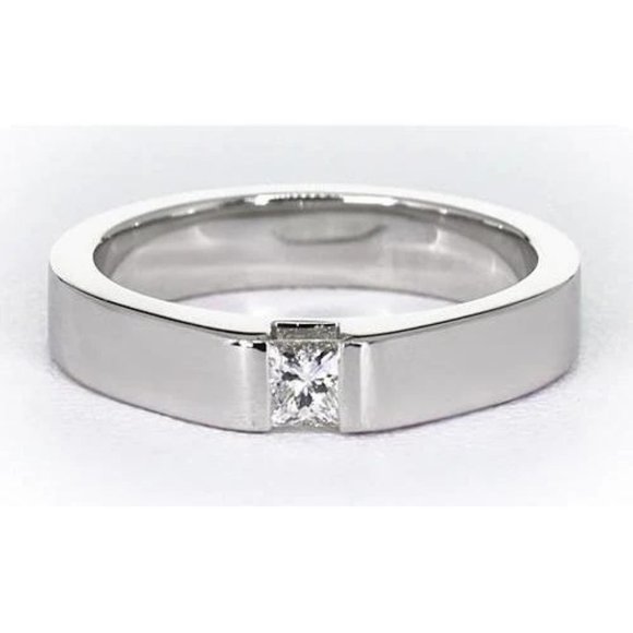 Jewelry | Diamond Anniversary Ring Tension Set Princess Cut | Poshmark